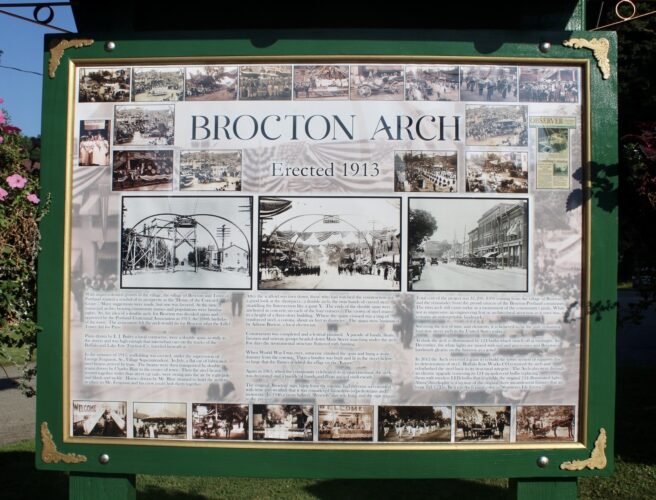 Brocton creates sign to honor history of Arch | News, Sports, Jobs ...